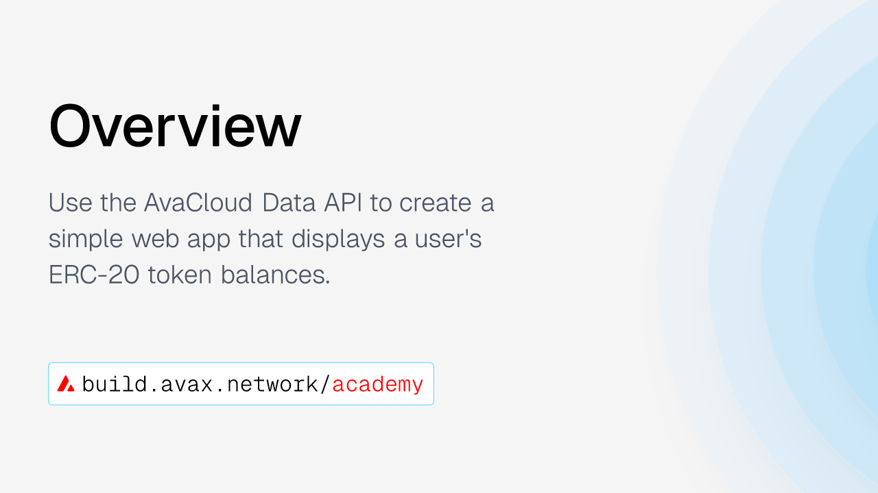 Overview | Avalanche Builder Hub